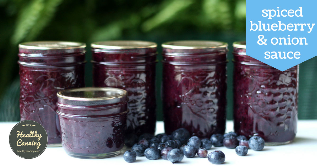 Spiced Blueberry and Onion Sauce - Healthy Canning in Partnership with ...